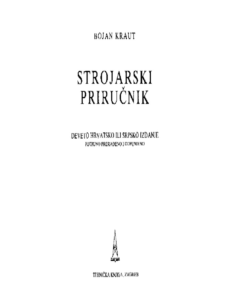 Kraut Strojarski Prirucnik Ilovepdf Compressed PDF | PDF