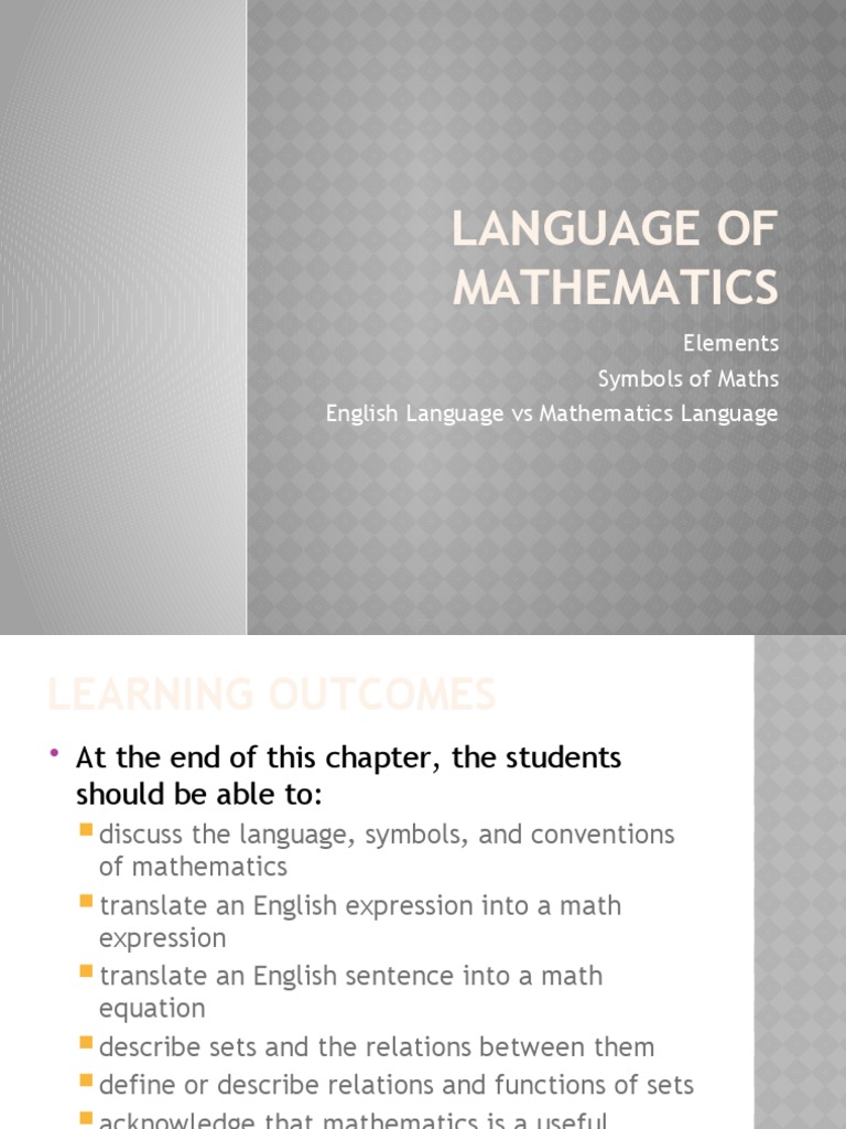 2 Language-of-Mathematics SC | PDF | Set (Mathematics) | Function ...