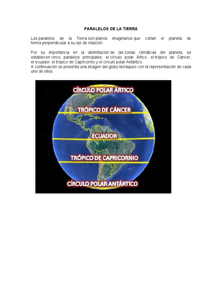 Paralelos de La Tierra | PDF