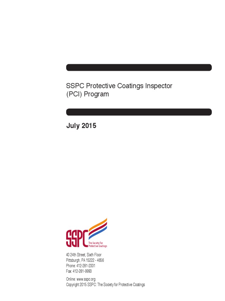 SSPC Package PDF | PDF | Quality Assurance | Corrosion