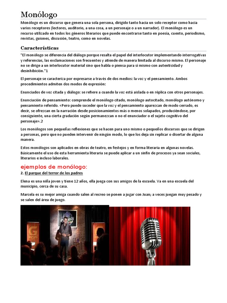 Monólogo | PDF