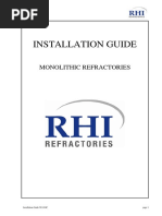 Calderys Installation Manual | PDF | Refractory | Thermal Expansion