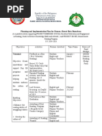 Action Plan On HGP 2021-2022 | PDF | Teachers | Learning