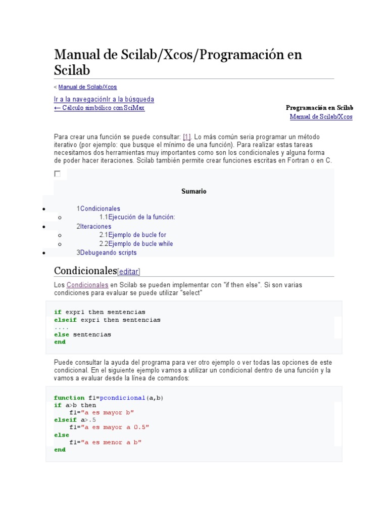 Manual De Scilab Descargar Gratis Pdf Ingeniería De Software