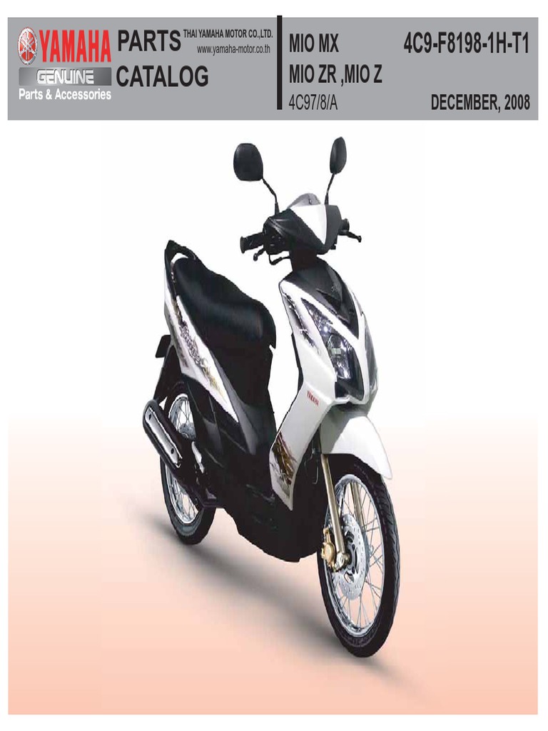 New Mio 2009 | PDF | Piston | Carburetor