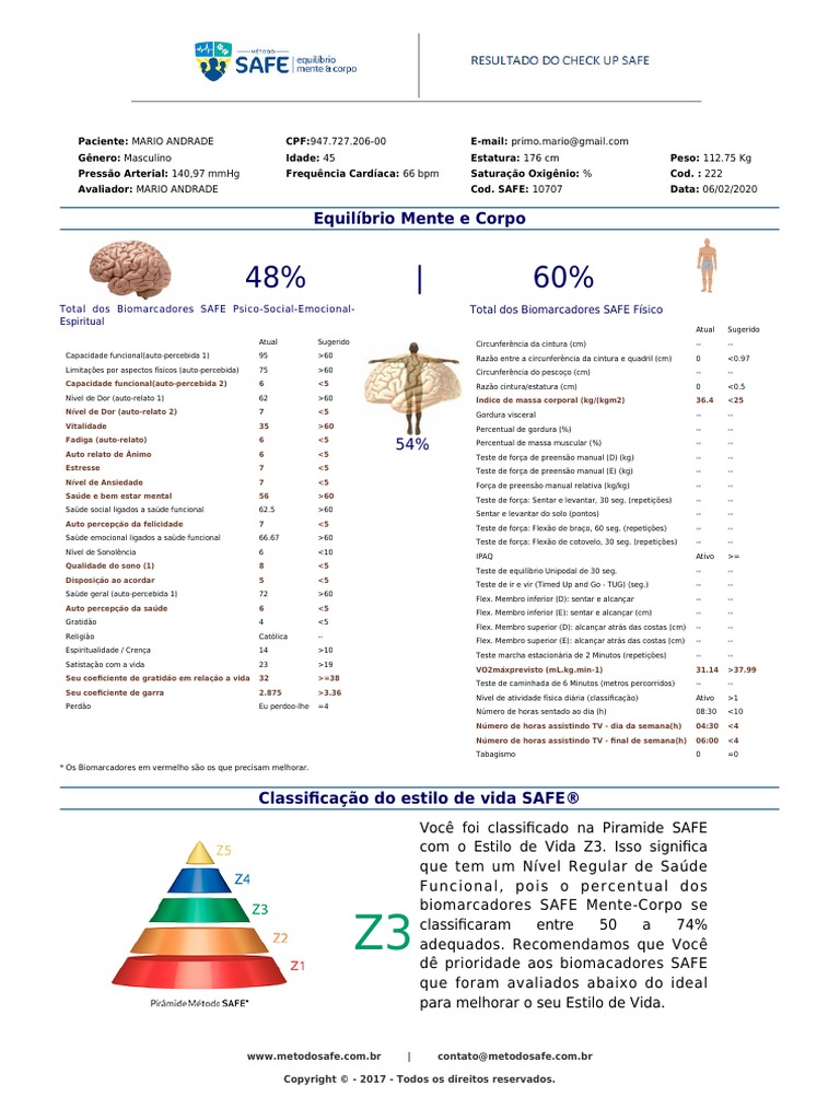 MARIO ANDRADE - Método Safe | PDF | Remédio | Especialidades médicas