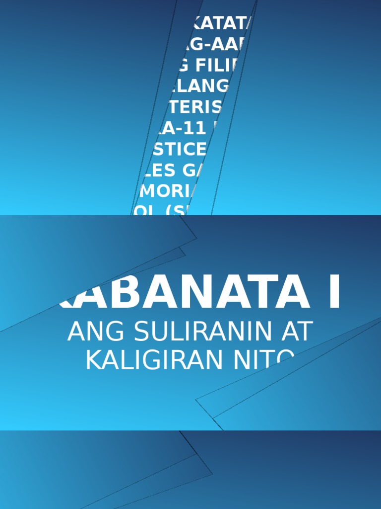 ANTAS NG KATATASAN NG MGA MAG-AARAL SA PANITIKANG (Edited) | PDF