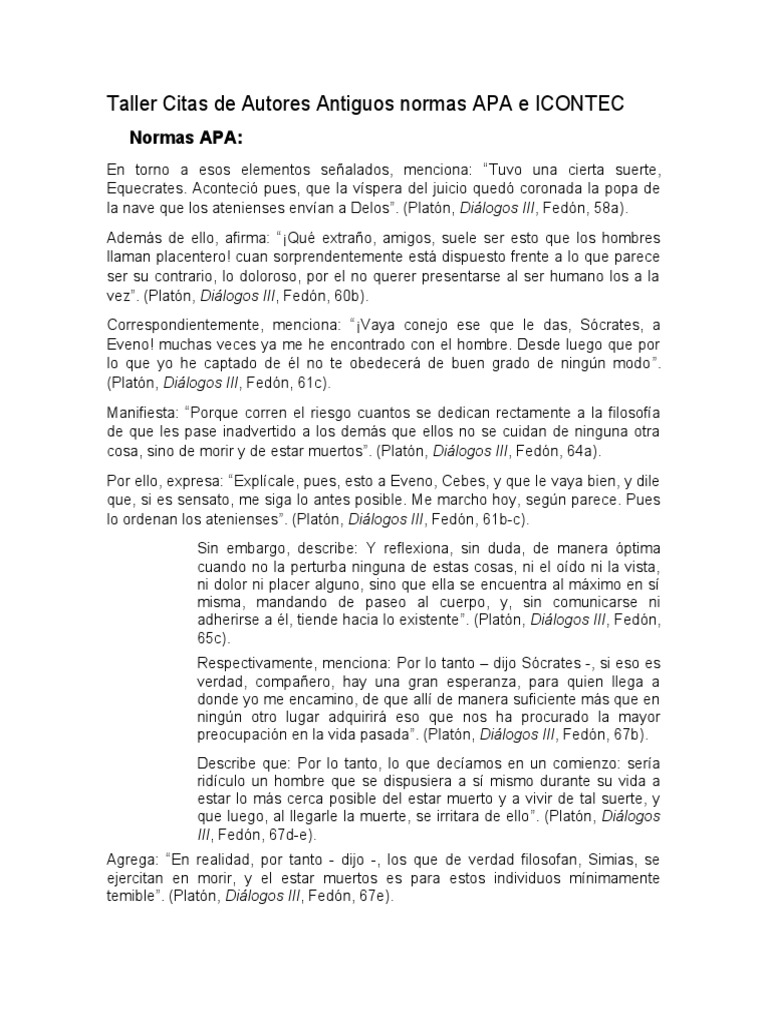 APA | PDF | Platón | Sócrates