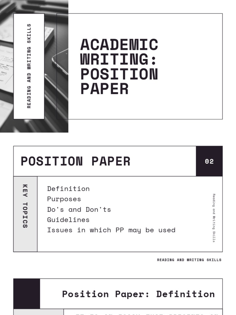 Reading and Writing Position Paper PDF | PDF | Opinion | Epistemology