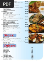 CCME 2025 Menu and Pricing Details | PDF | Philippine Cuisine | Cooking