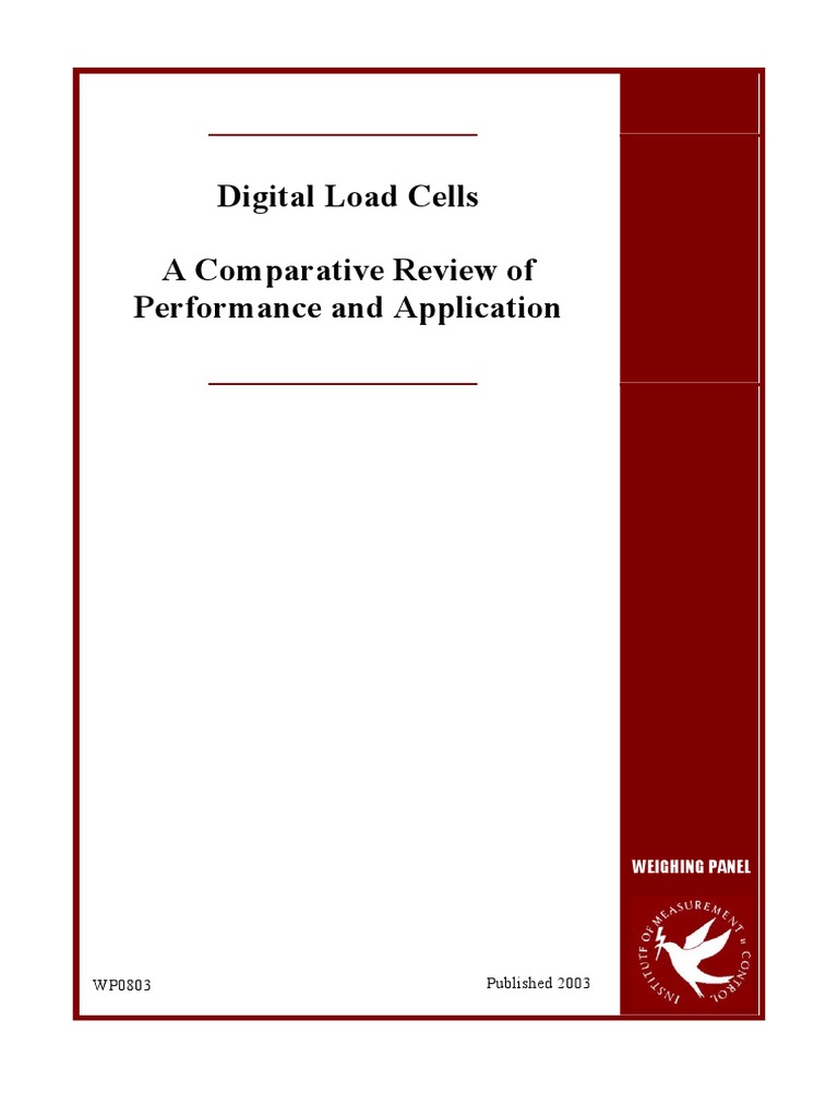 Digital Load Cell Performance | PDF | Gyroscope | Calibration