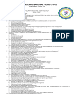 Ap7 Exam 4th QTR With Answer Key | PDF