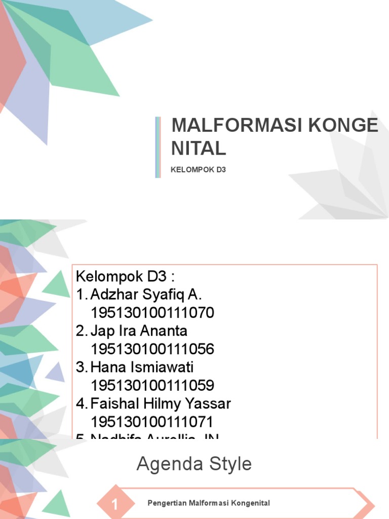 (D3) PPT Malformasi Kongenital | PDF