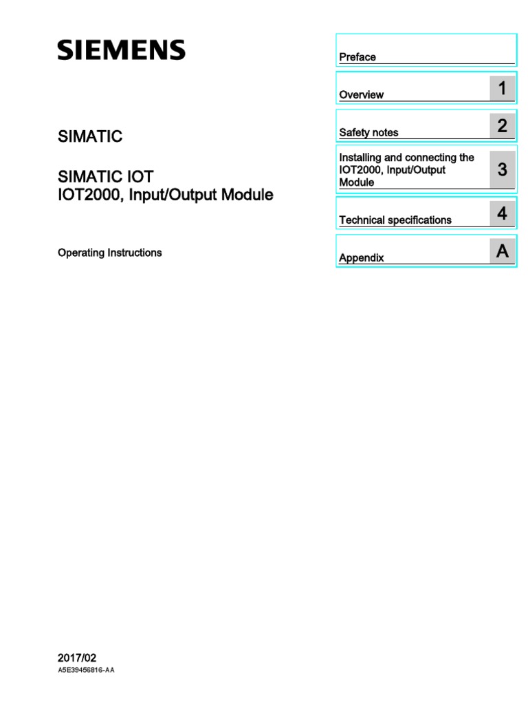 SIMATIC IOT2000 User Manual Datasheet | PDF | Electrostatic Discharge ...