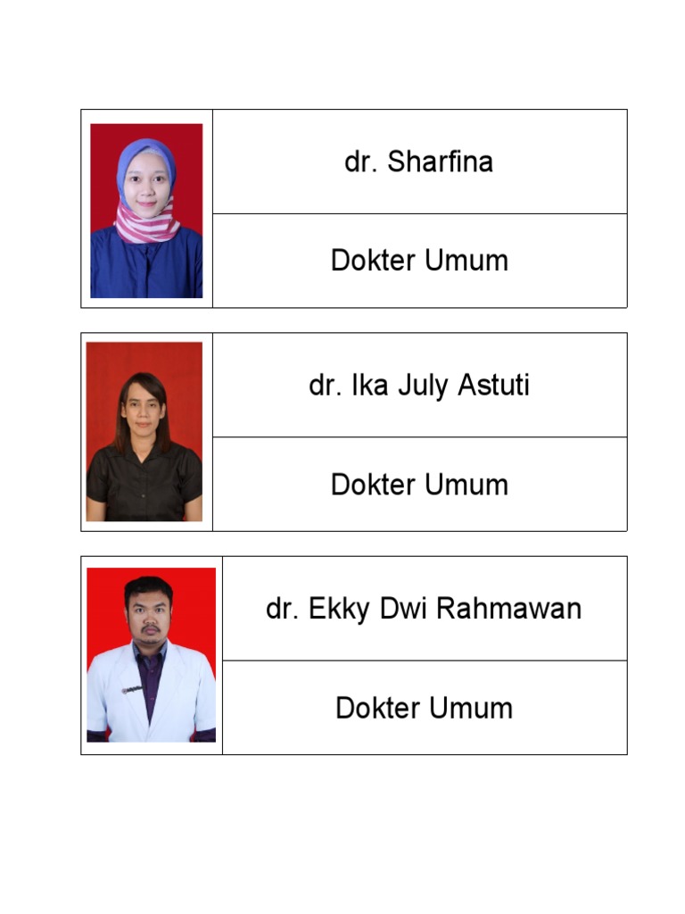 Daftar Petugas | PDF