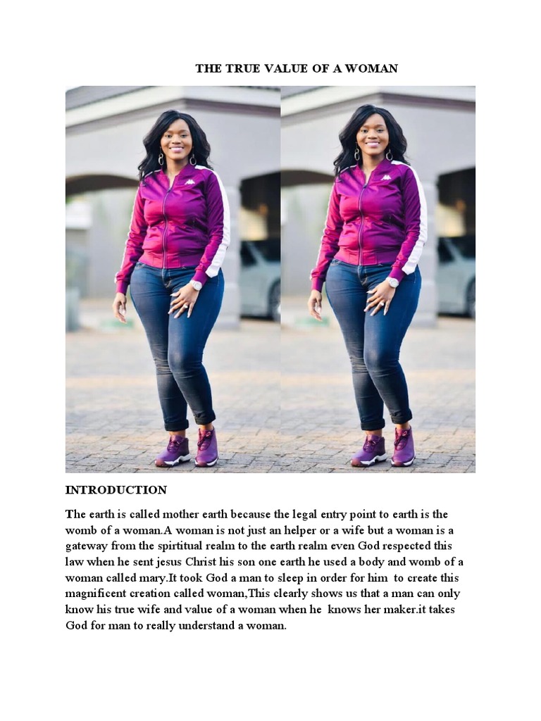Value of A Woman | PDF | Adam | Love