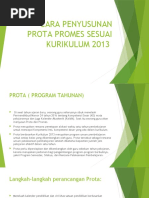 Contoh Format Prota Dan Promes | PDF