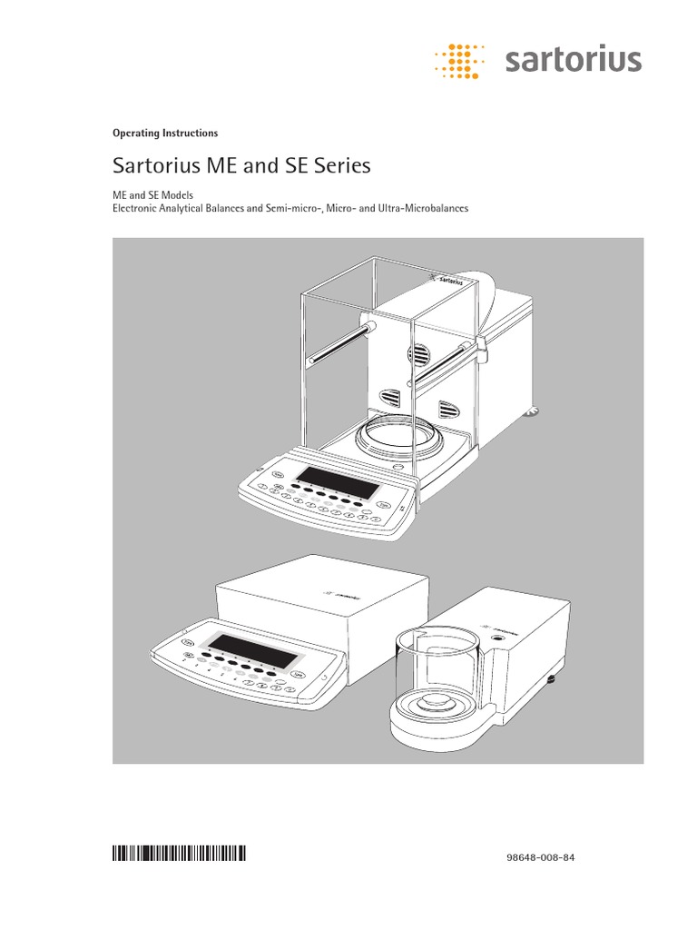 Sartorius PDF | PDF | Computer Keyboard | Input/Output