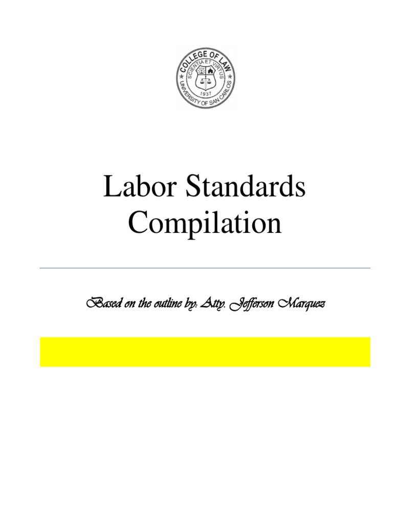 Labor Standards Topic 1 3 | PDF | Overtime | Employment