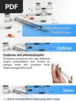 SOP Pemberian Injeksi IM, IV, SC, IC | PDF | Pengembangan Diri
