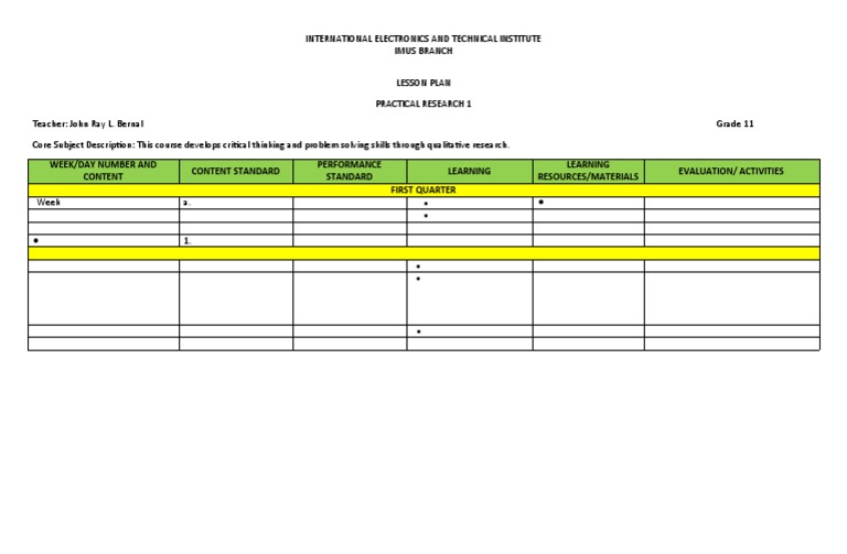 Practical Research LP | PDF