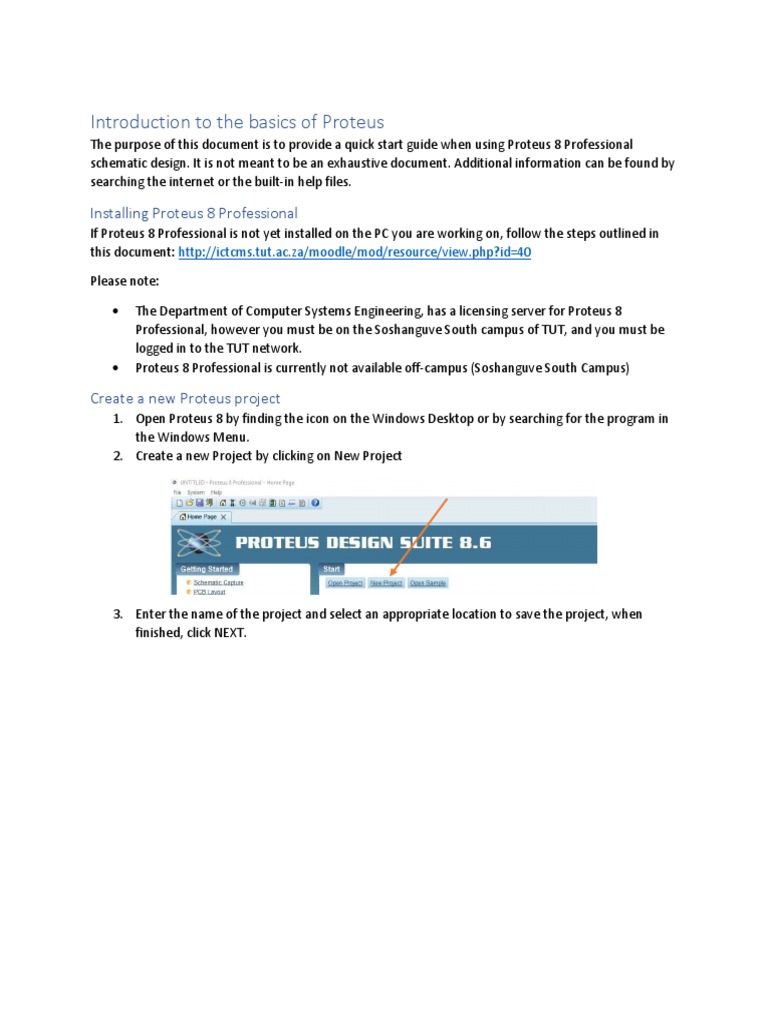 Quick Start Guide for Proteus 8 | PDF | Icon (Computing) | Computer ...