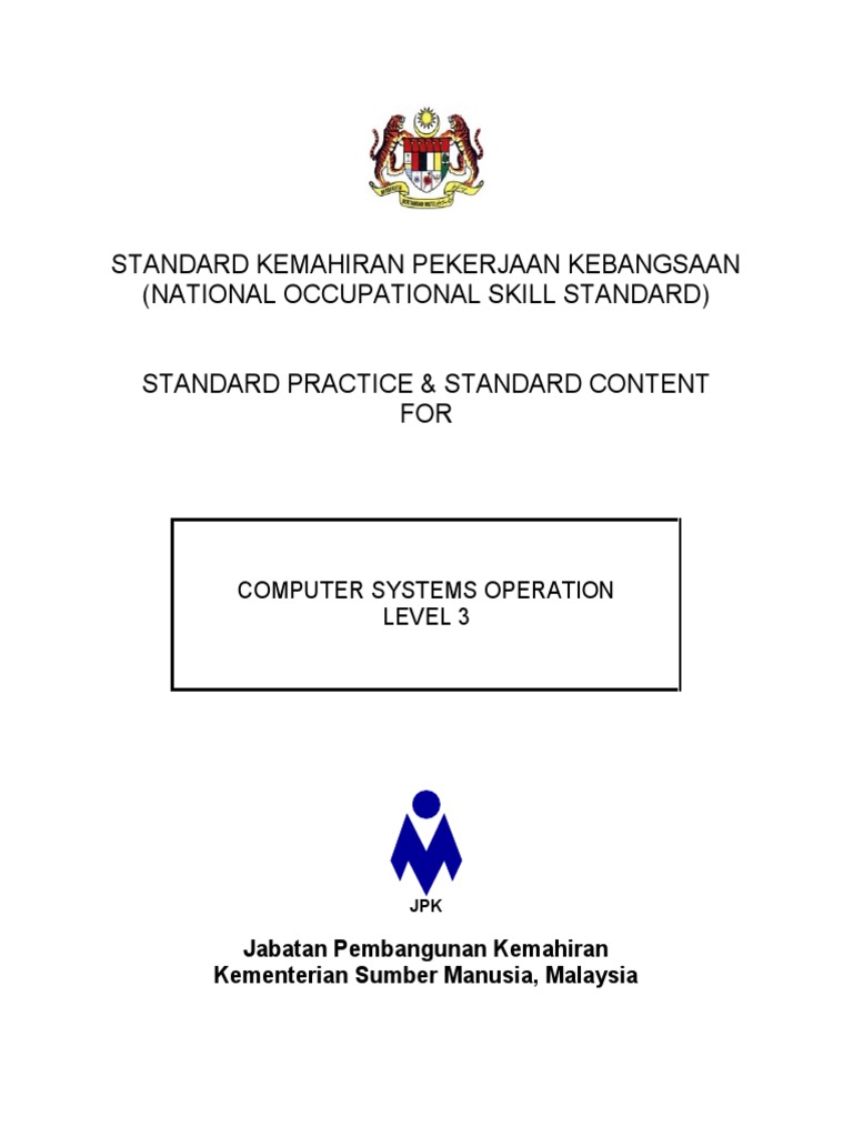 CoCu - COMPUTER SYSTEMS OPERATION LEVEL 3 | PDF | Random Access Memory | Professional Certification