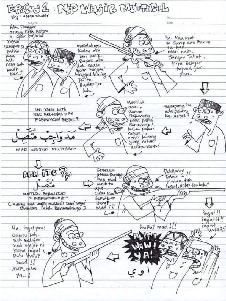 Nota Upkk Kartun PDF | PDF