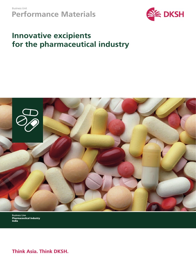 Innovative Excipients for Pharma Use | PDF | Tablet (Pharmacy ...