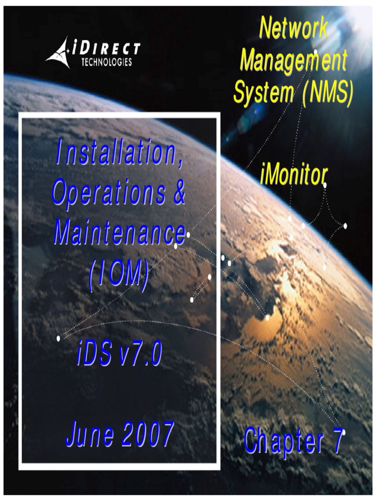 7 IOM - Idirect NMS Imonitor Module, v7.0, 061407 | PDF | Menu ...