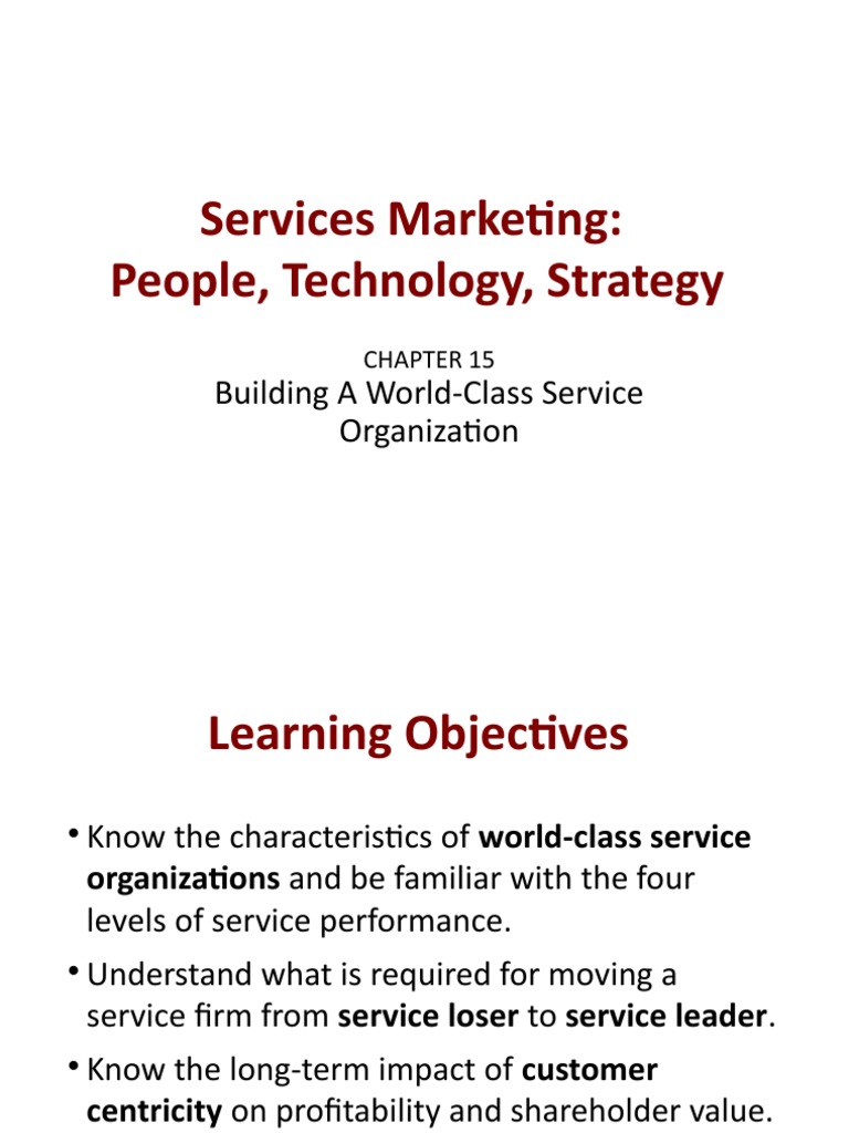 Achieving Service Excellence: Understanding the Four Levels of Service ...