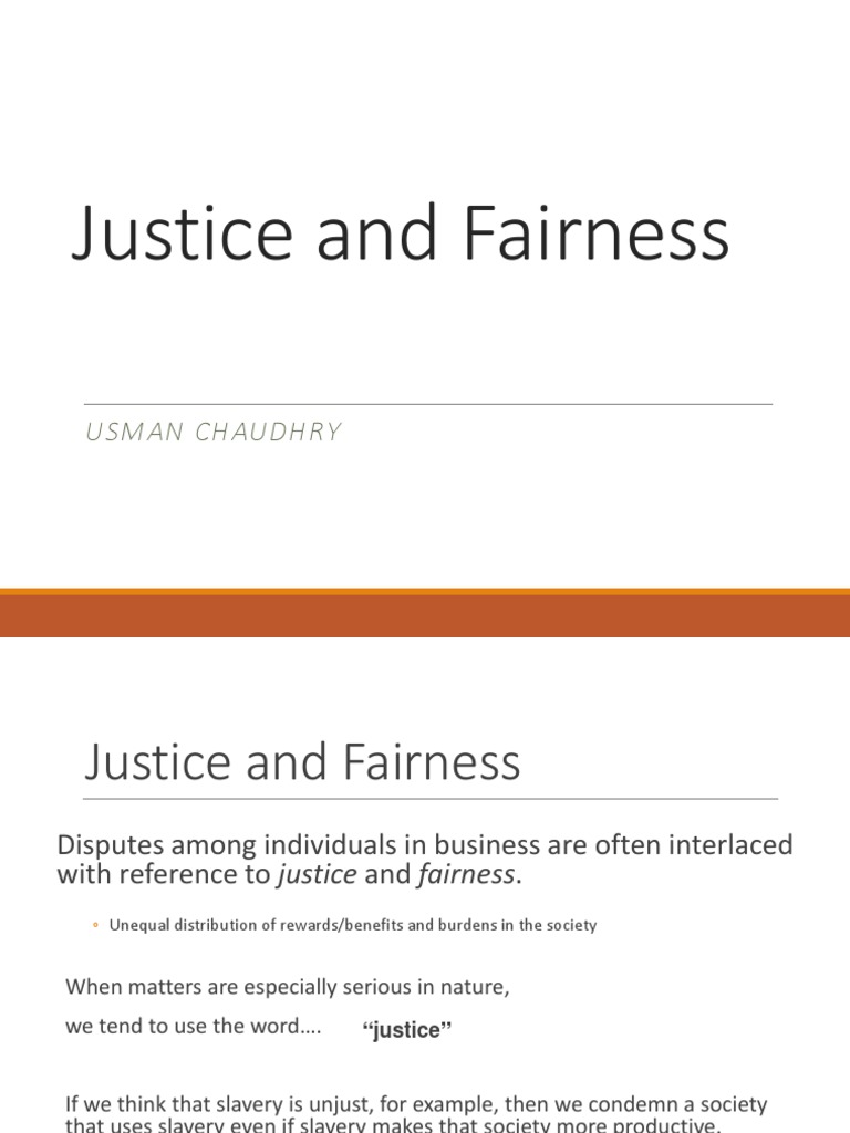 Justice and Fairness | PDF | Social Justice | Egalitarianism