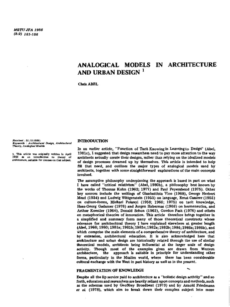 Analogy PDF | PDF | Analogy | Design