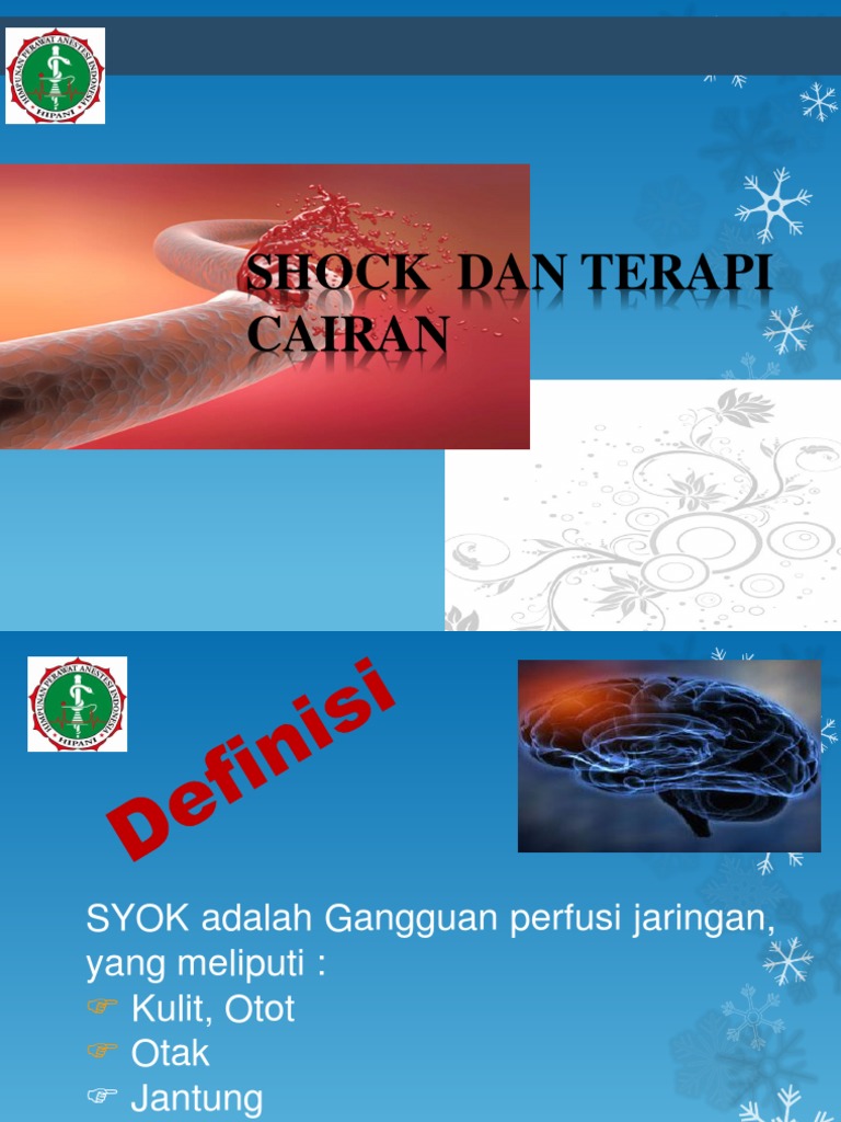 Syok dan Terapi Cairan | PDF | Pengembangan Diri | Sains & Matematika