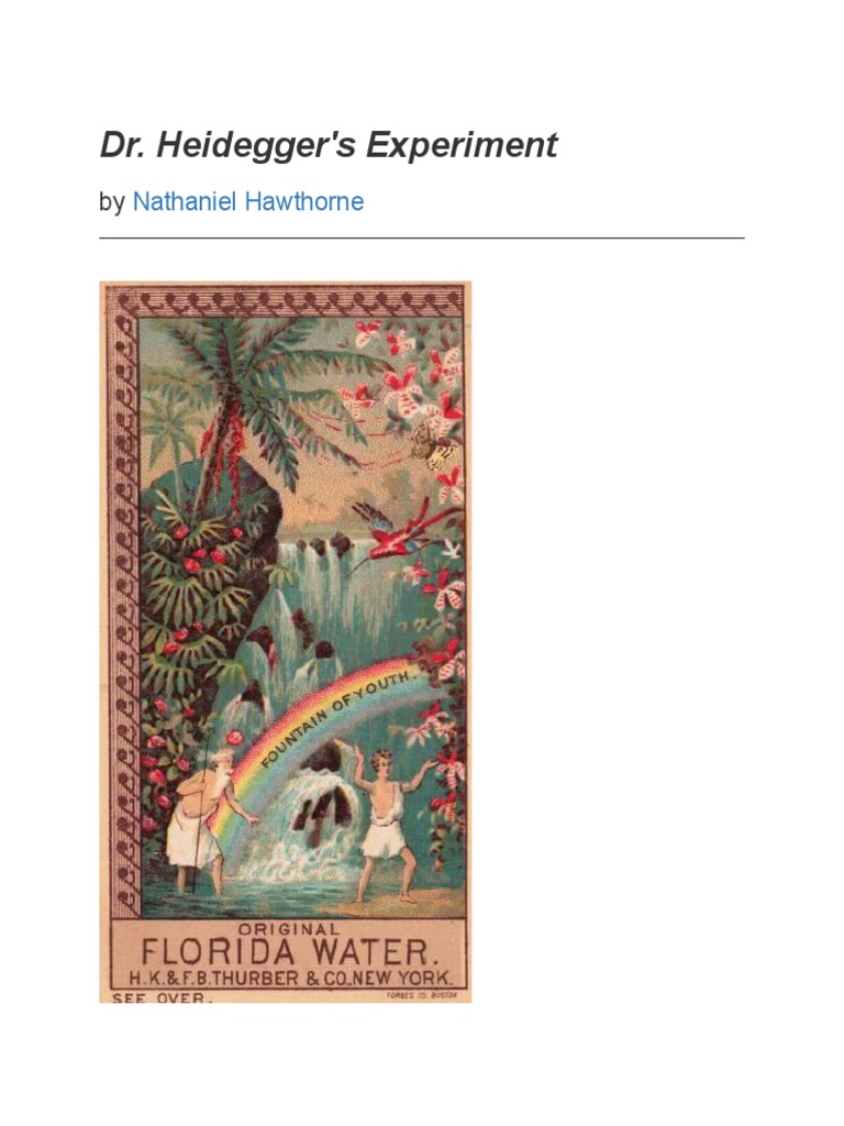 Dr. Heidegger's Experiment | PDF | Nature