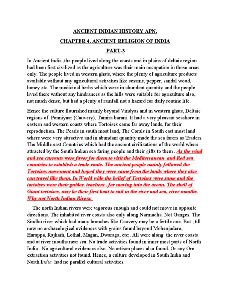 Ancient Religion of Ancient India Chapter 4 Part 3 ANCIENT INDIAN ...