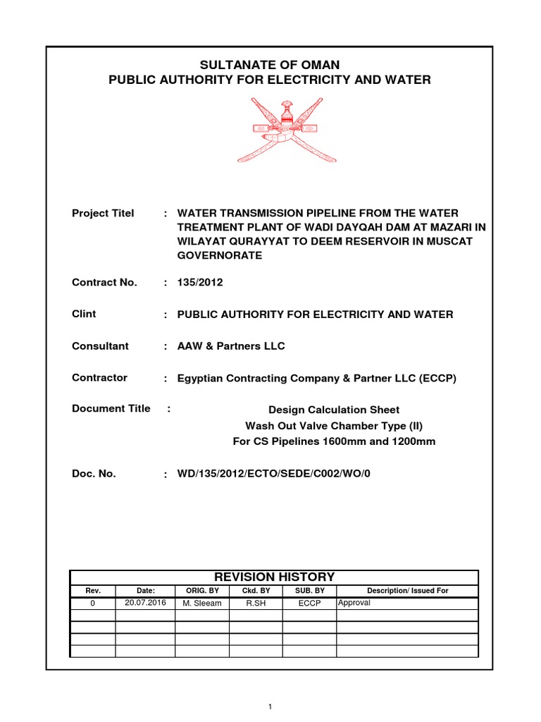 001-135-12-Design Report-Washout Chamber-R0 | Download Free PDF ...