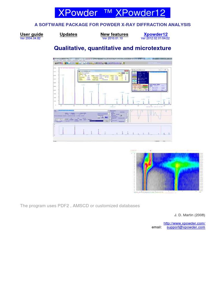 Xpowder PDF | PDF | Diffraction | X Ray Crystallography