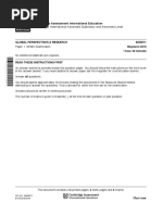 QCE Chemistry Units 3&4 Paper 1 Question and Response Booklet 2024 | PDF