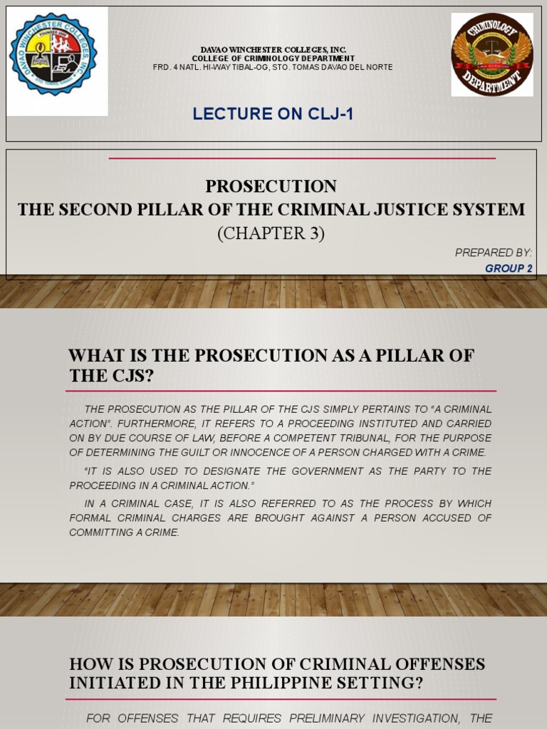 CLJ1 | PDF | Prosecutor | Bail