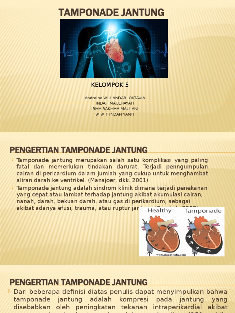 Panduan Tamponade Jantung | PDF