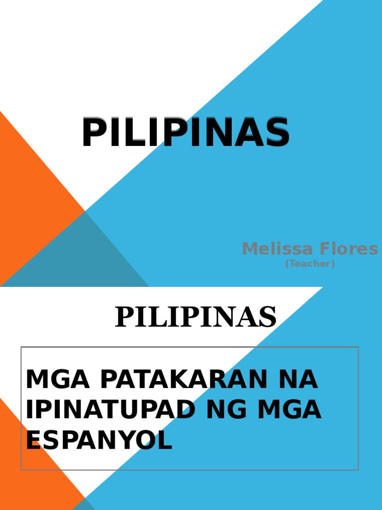 Patakaran Pilipinas | PDF