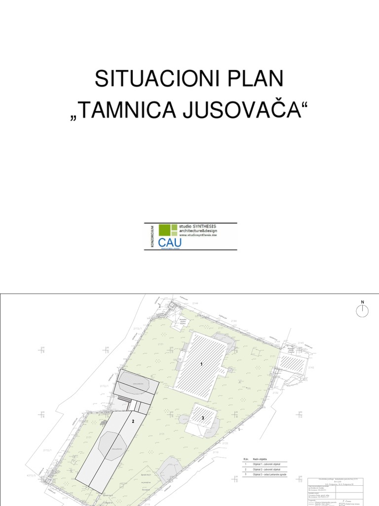 02 Tamnica Jusovaca Situacioni Plan | PDF