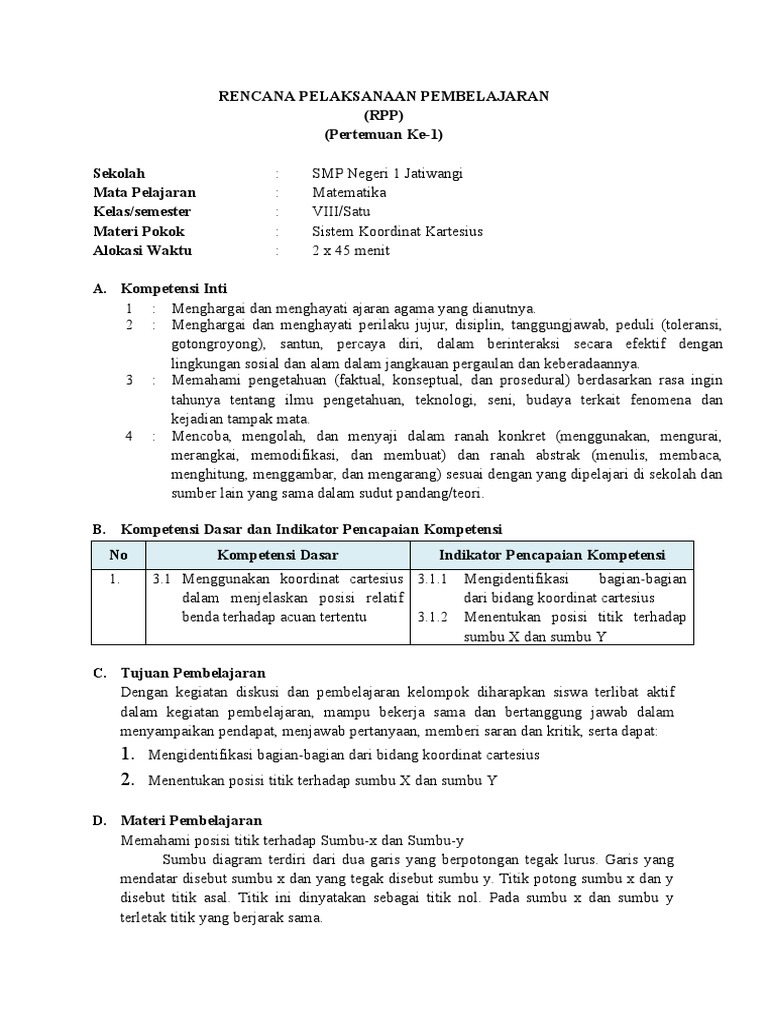RPP Fix | PDF | Metode & Bahan Ajar