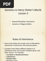 Harry Potter Genetics | PDF | Dominance (Genetics) | Allele