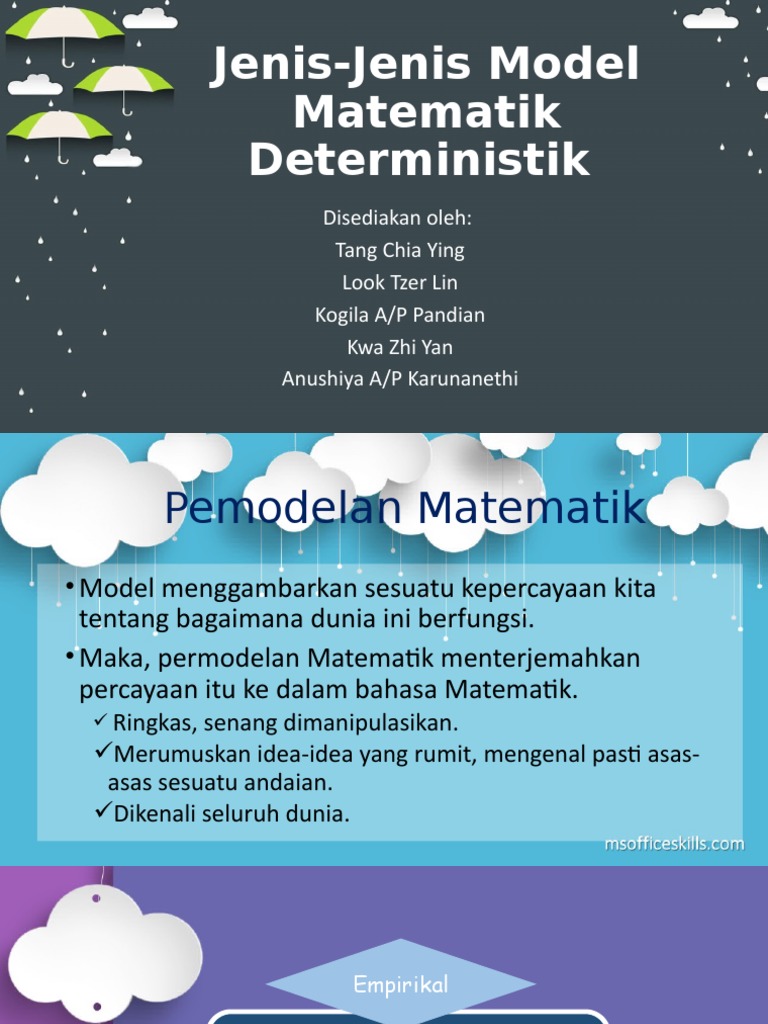 1 Pemodelan Matematik | PDF 1 Pemodelan Matematik | PDF