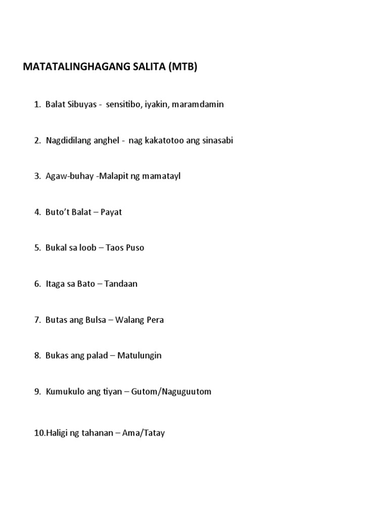 Mga Alituntunin Sa Pamayanan