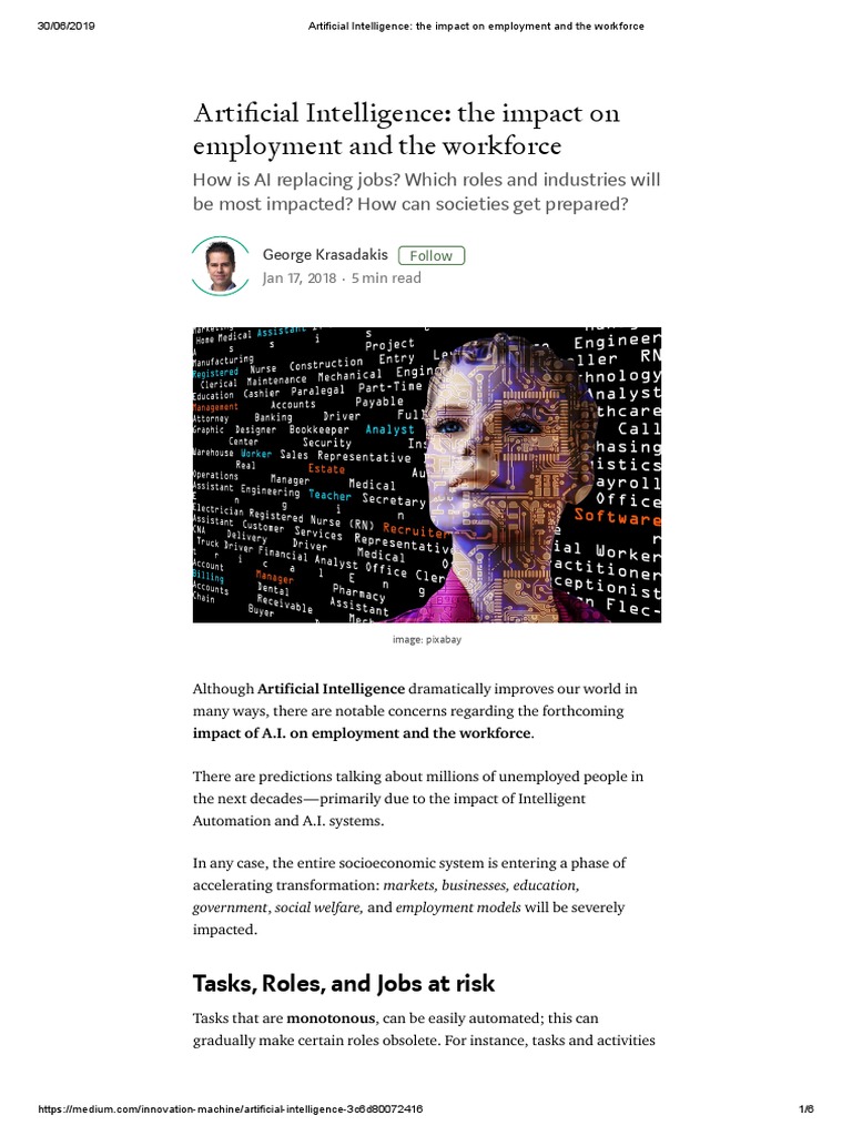 Artificial Intelligence - The Impact On Employment and The Workforce ...