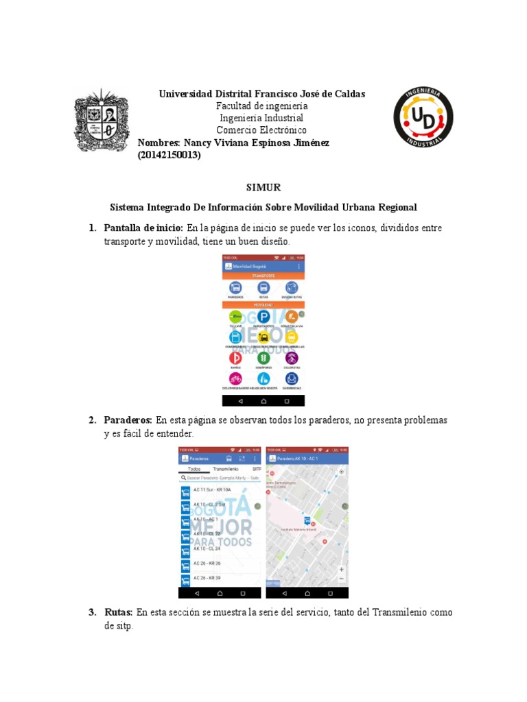 SIMUR: Guía Completa de Movilidad Urbana | PDF | Informática ...