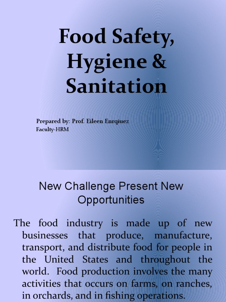 Food Safety | PDF | Food Safety | Foodborne Illness